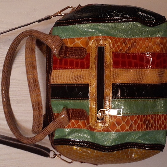 Chaos | Bags | Multi Colored Leather Handbag | Poshmark